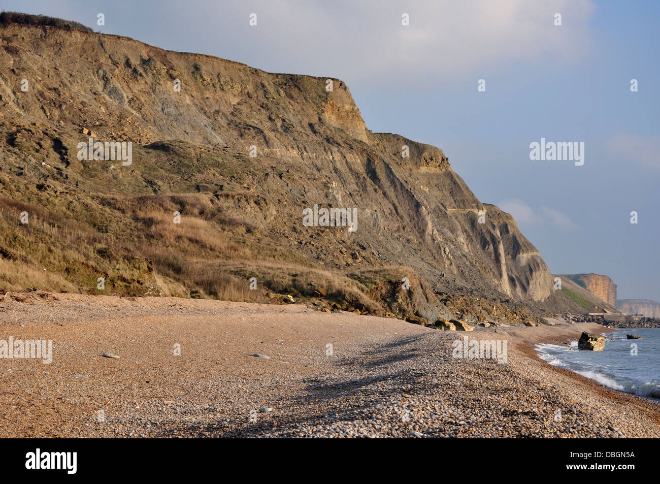 Eype beach, Dorset. on the Jurassic Coast. January 2013 Stock Photo - Alamy
