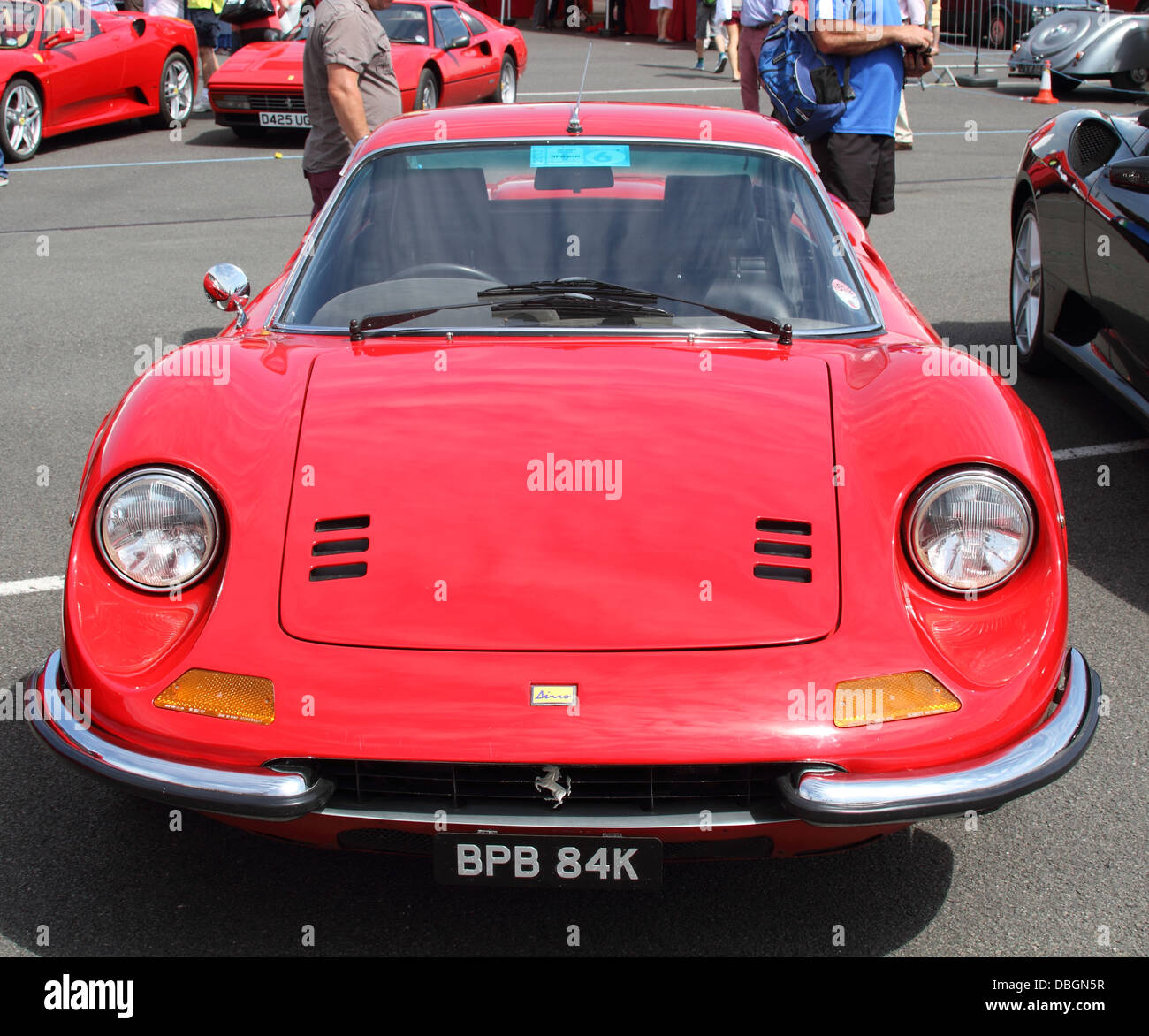 Ferrari Dino GT in Red Stock Photo - Alamy
