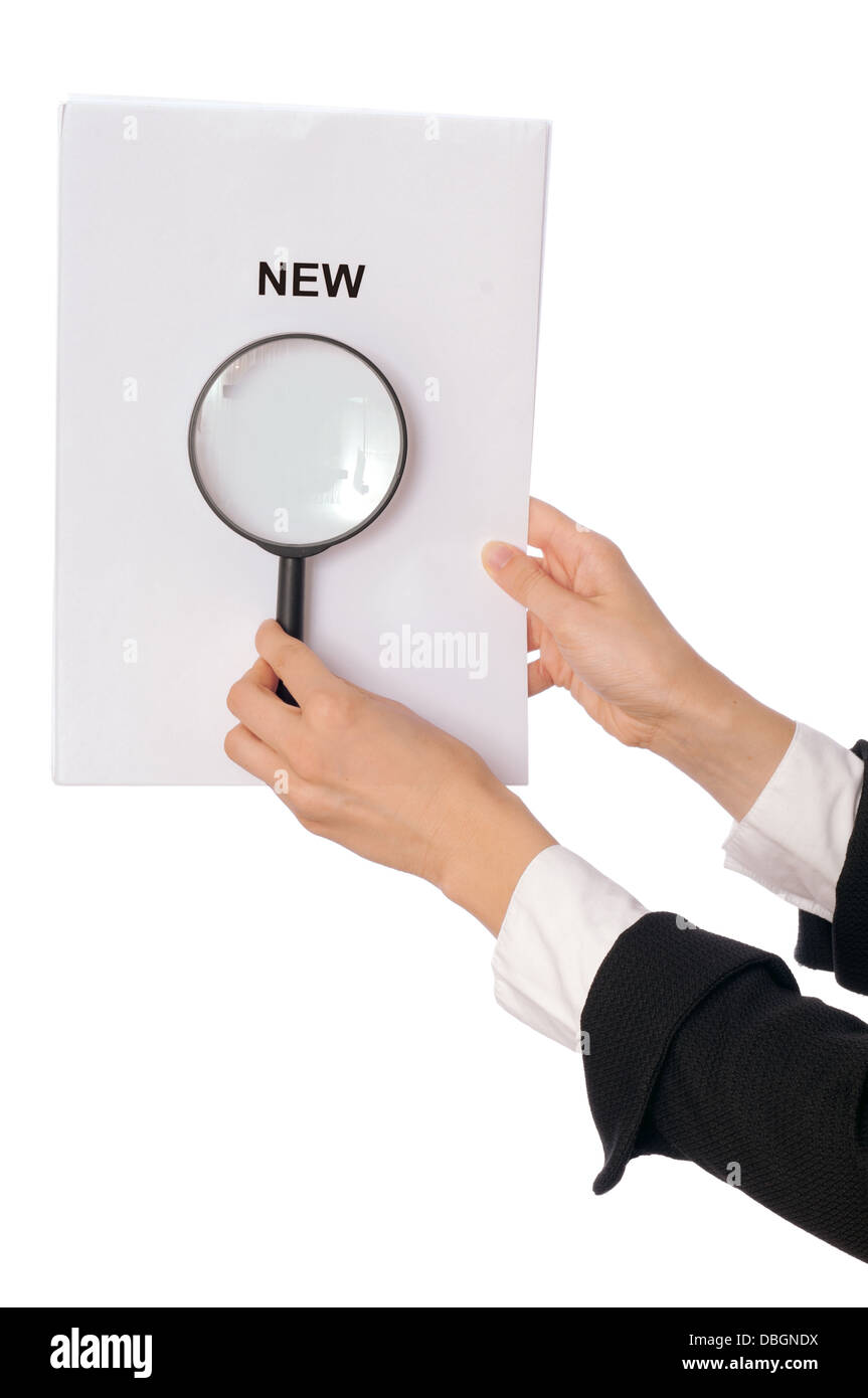 Newspaper journalist female Cut Out Stock Images & Pictures - Alamy