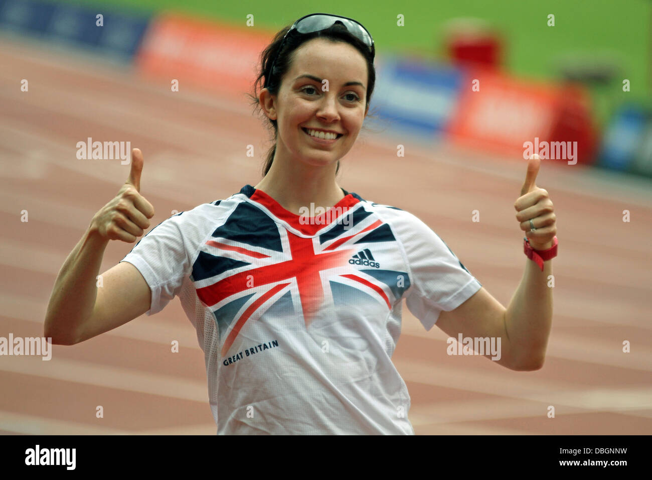 Stefanie REID (GBR) after competing in Long Jump for Women - F42/44 The ...