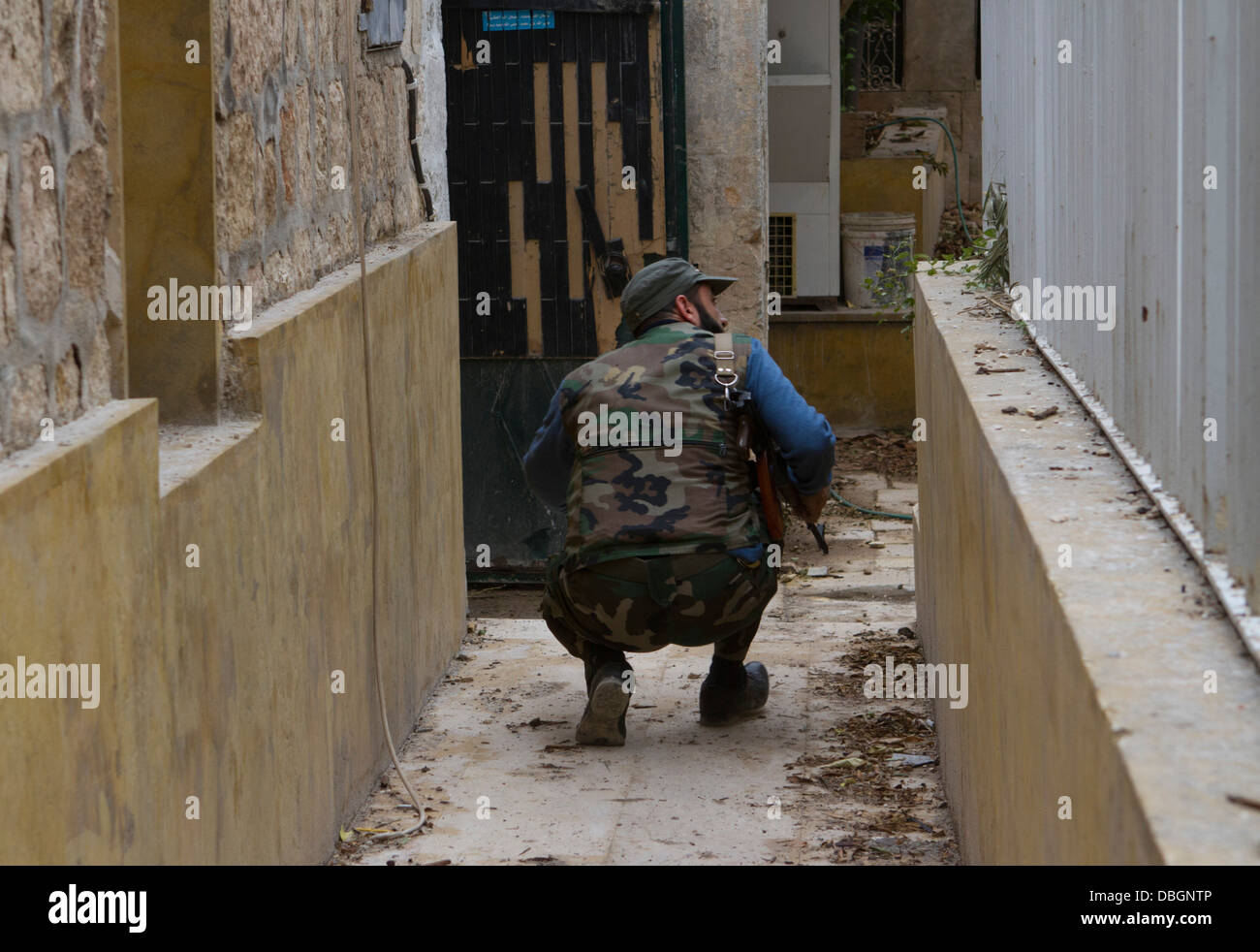 October 22, 2012 - Aleppo, Syria: War damage in the Old City Stock ...