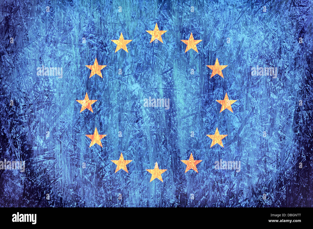 Official flag of European Union on the wooden background Stock Photo ...