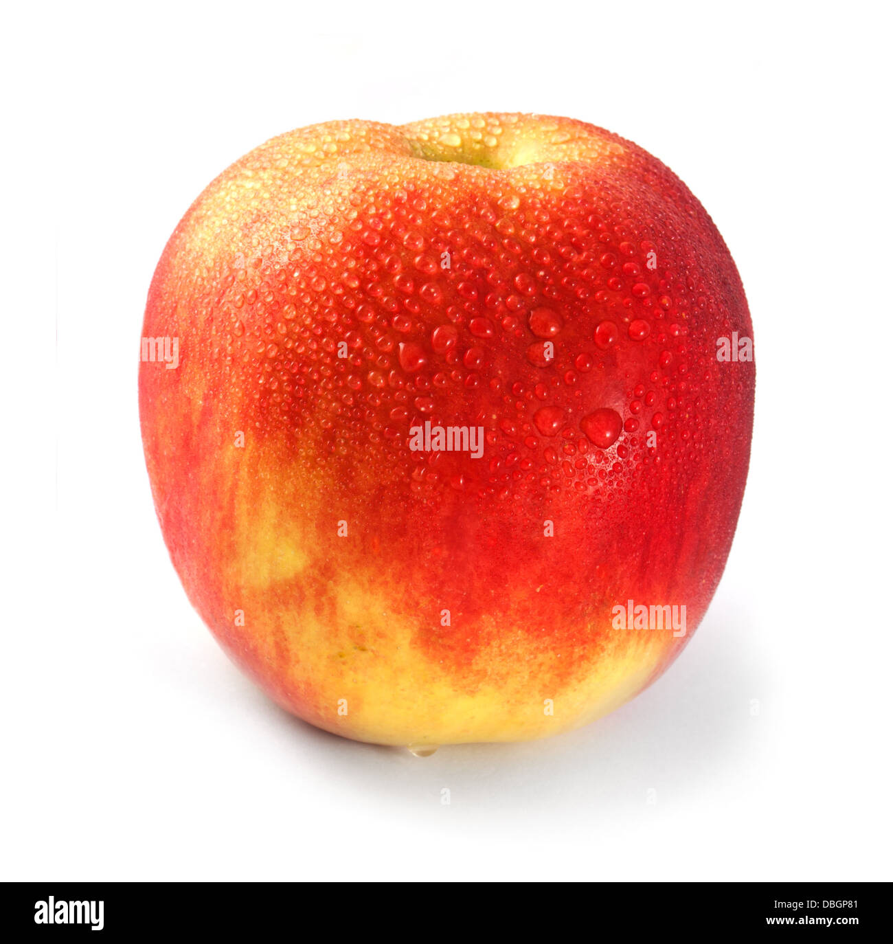 Red apple isolated on white Stock Photo - Alamy