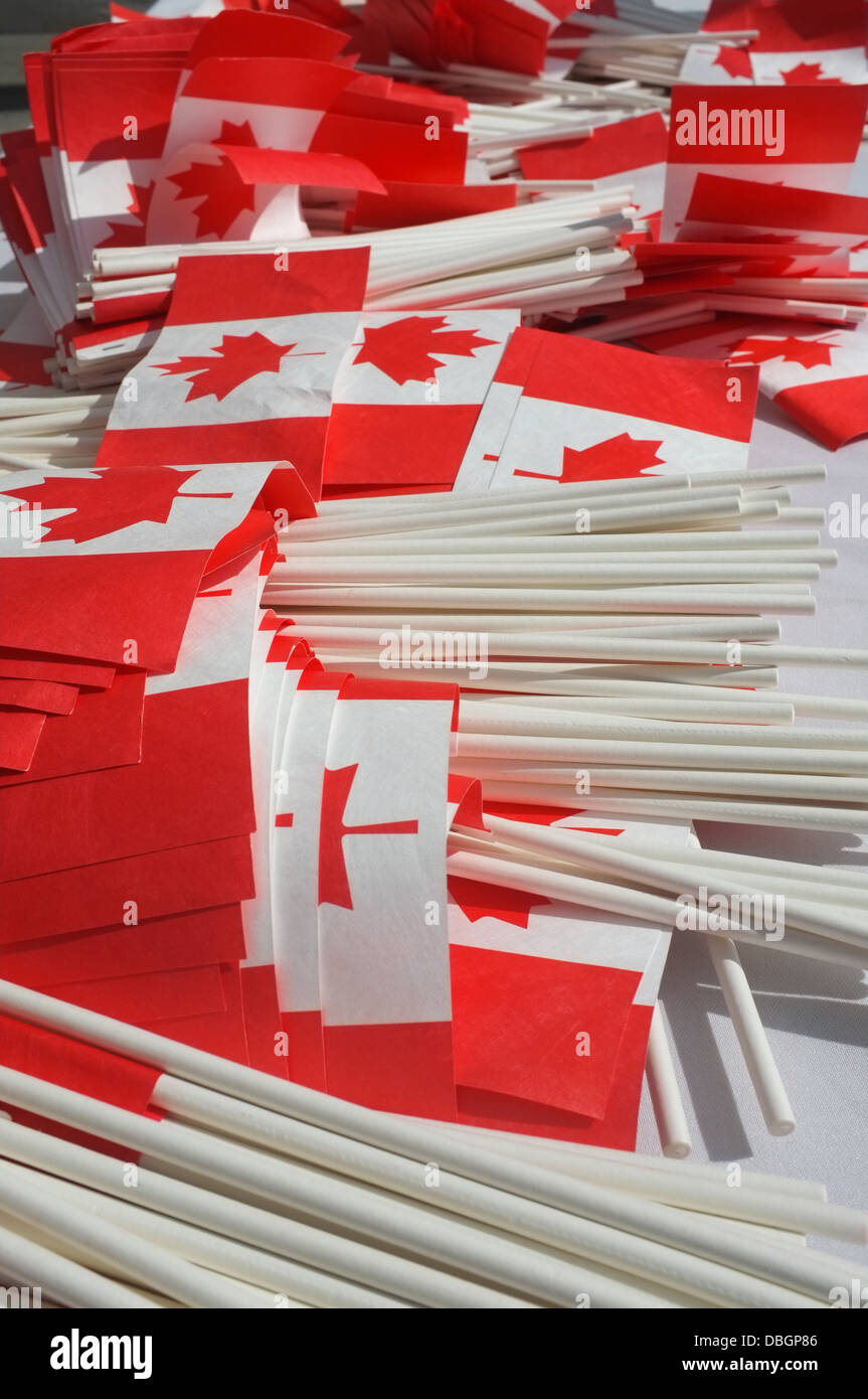 Canada Day celebrations along the waterfront in Montreal, Quebec Stock ...