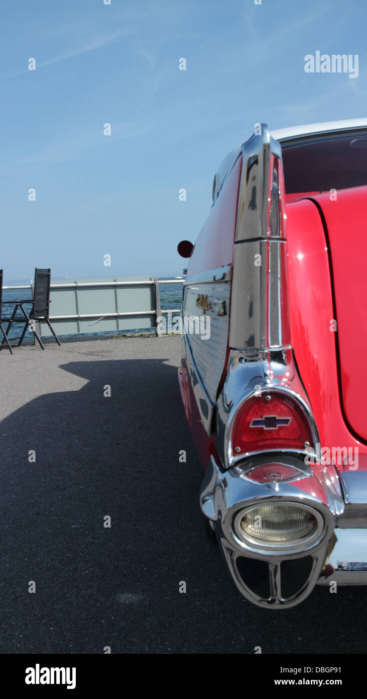 Back of an old Chevrolet Stock Photo - Alamy