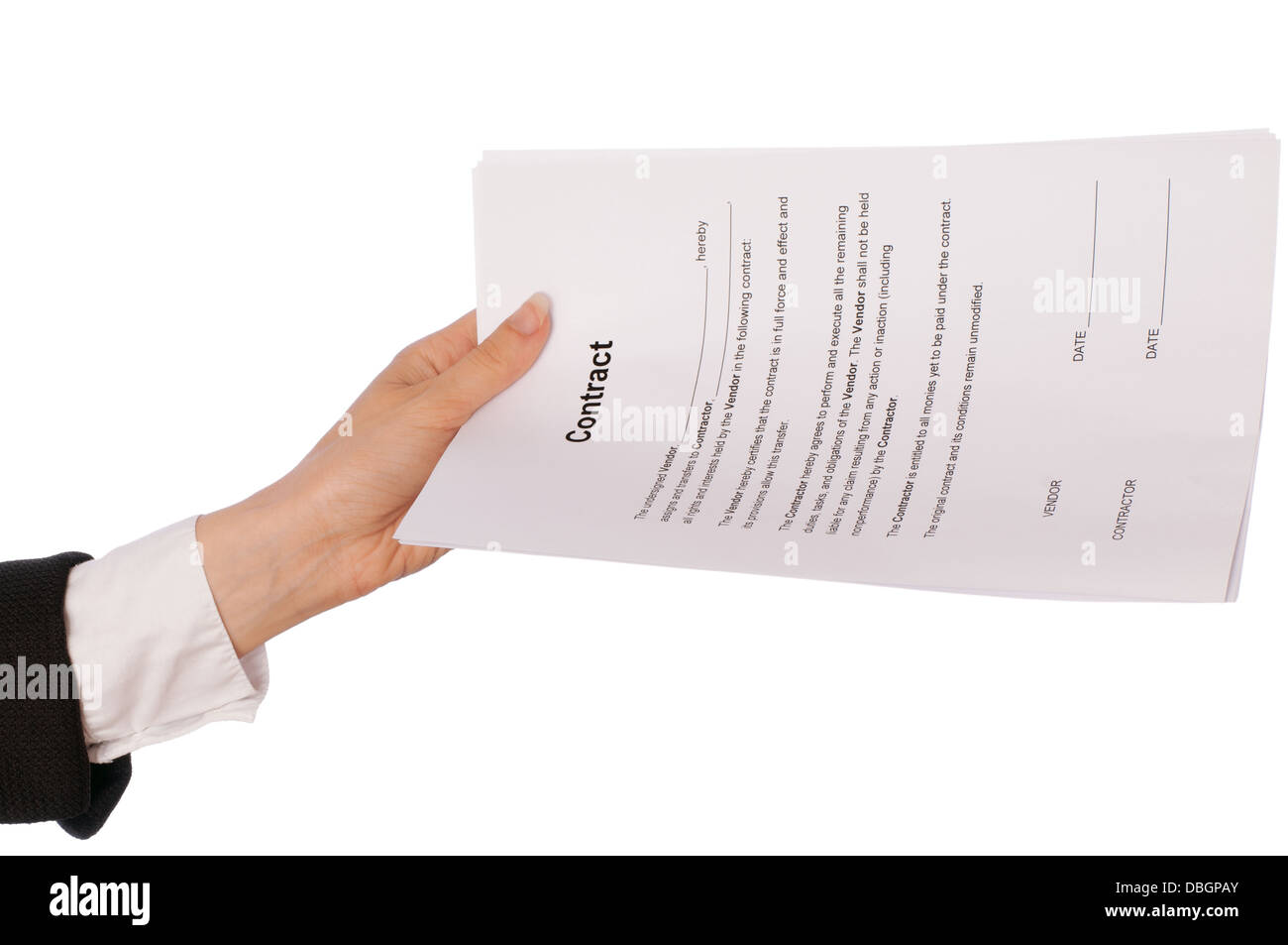 signing of a contract Stock Photo - Alamy