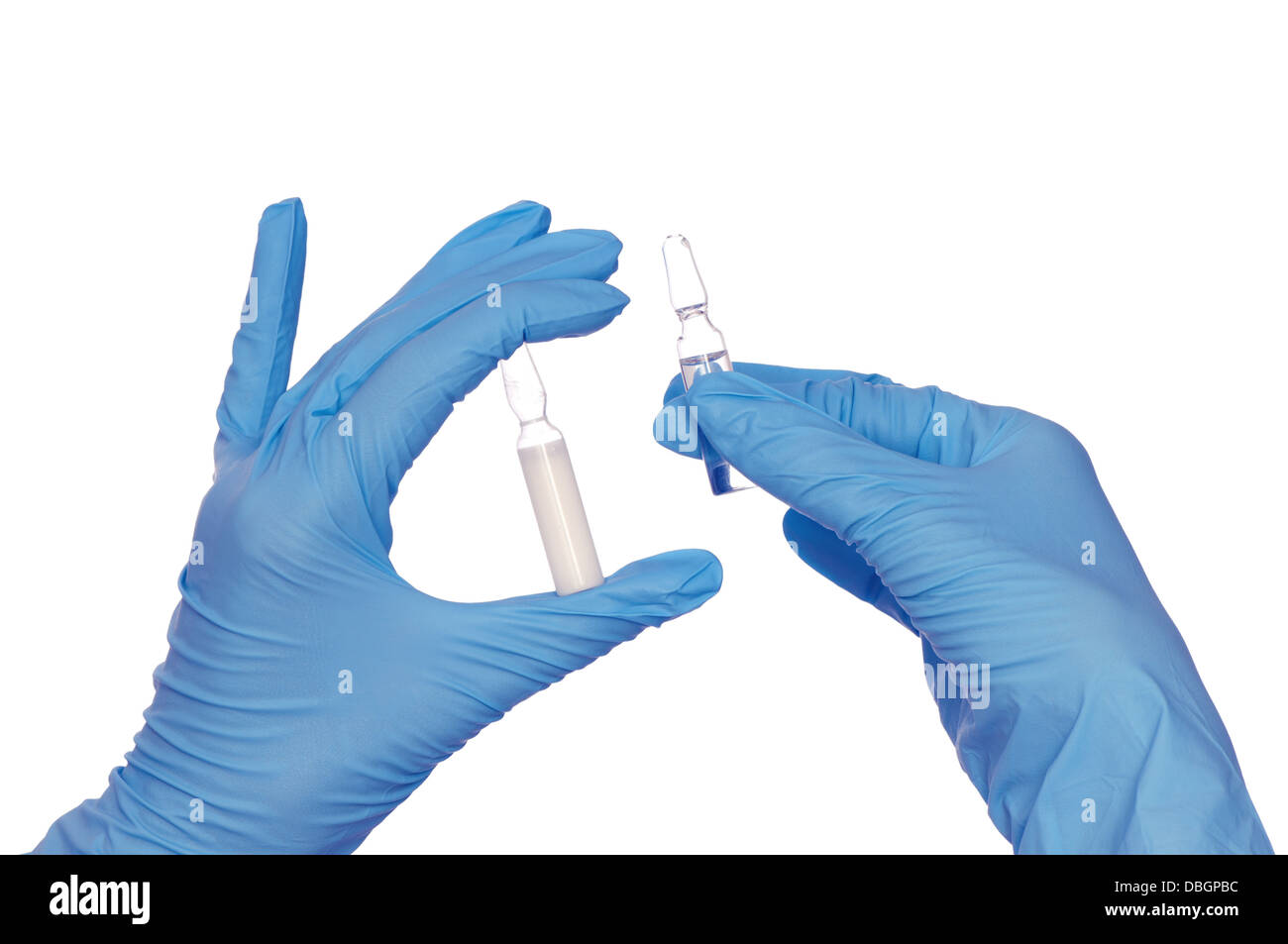 ampules for making a vaccination Stock Photo - Alamy