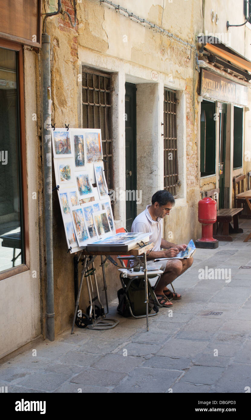 Male painting artist hi-res stock photography and images - Alamy