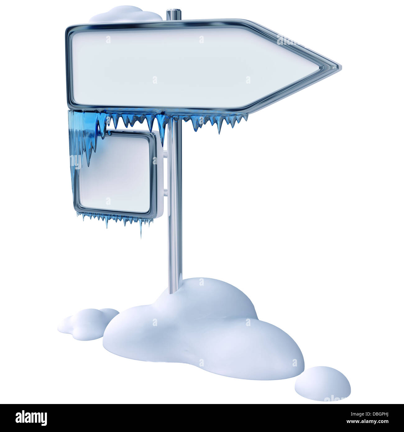 Melting sign Cut Out Stock Images & Pictures - Alamy