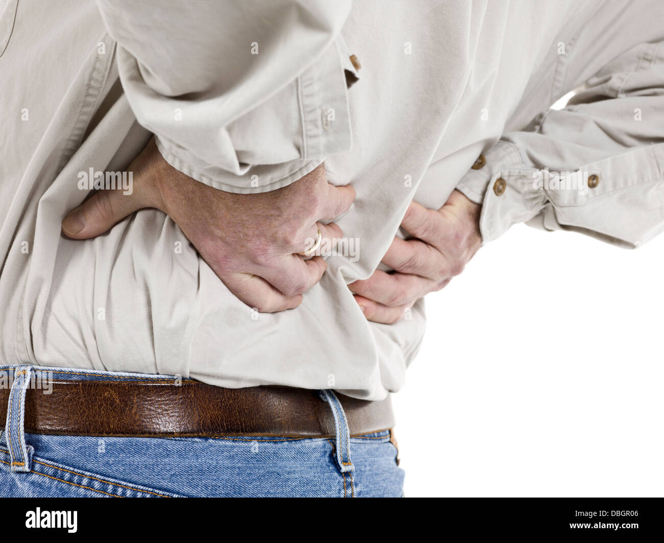 Old man standing isolated back hi-res stock photography and images - Alamy