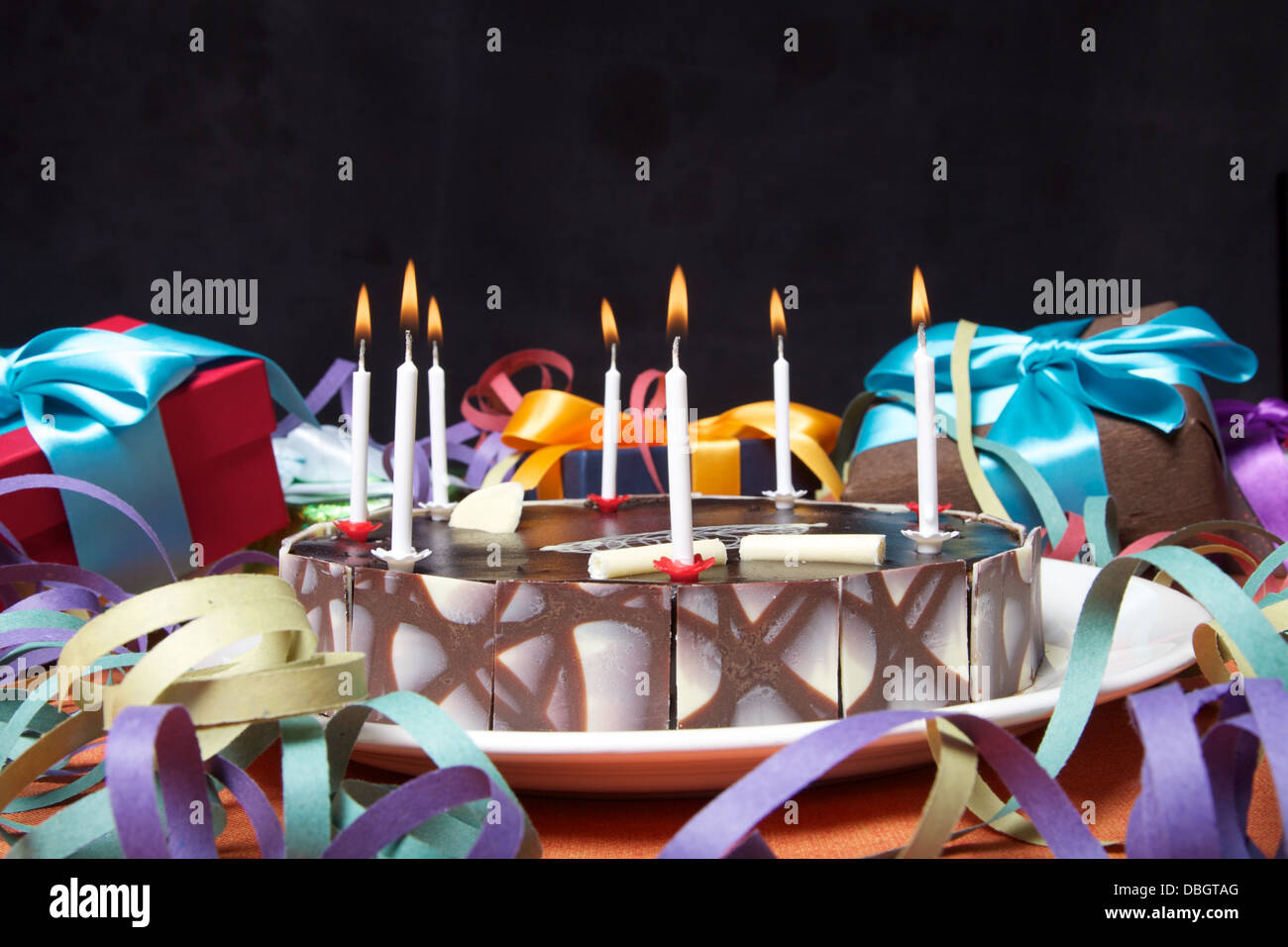 birthday cake party Stock Photo - Alamy