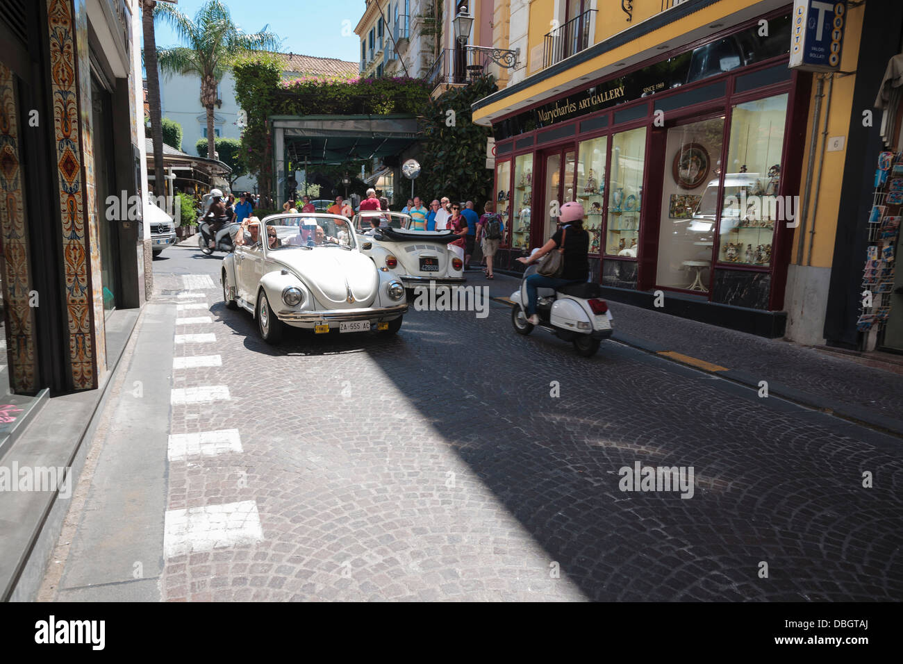 Volkswagen beetle open top car hi-res stock photography and images - Alamy
