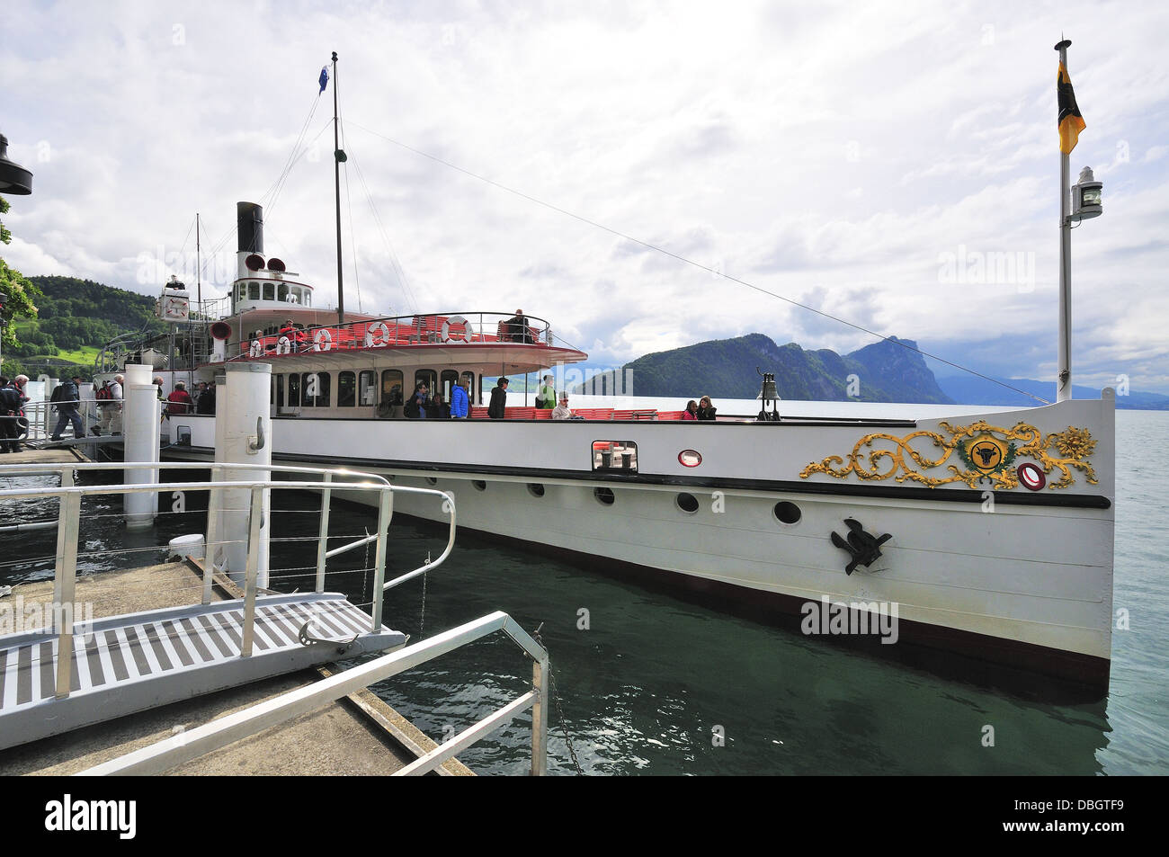 Steam ship gallia hi-res stock photography and images - Alamy