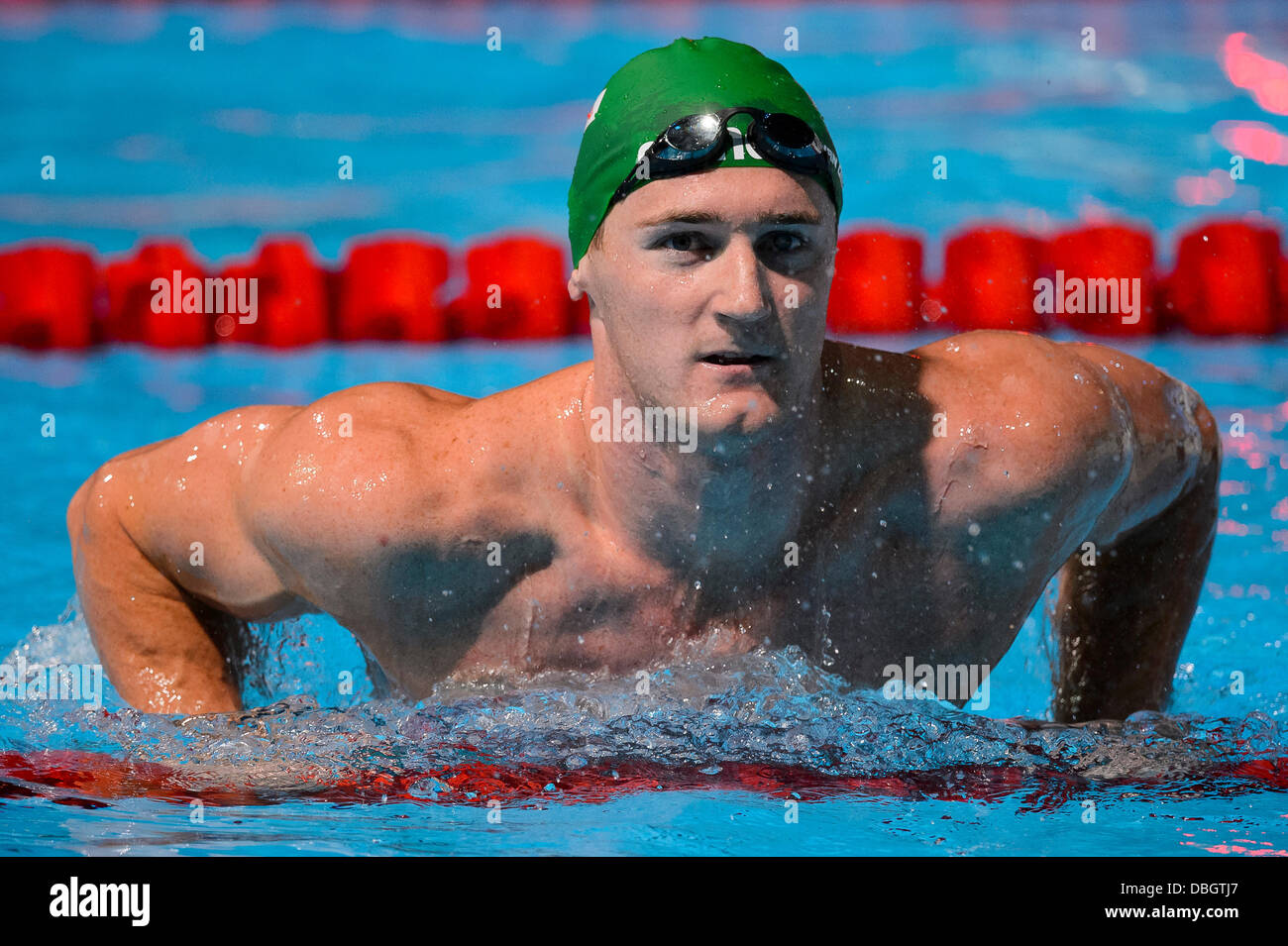 Barcelona, Spain. 30th July, 2013. Cameron Ven Der Burgh of South ...