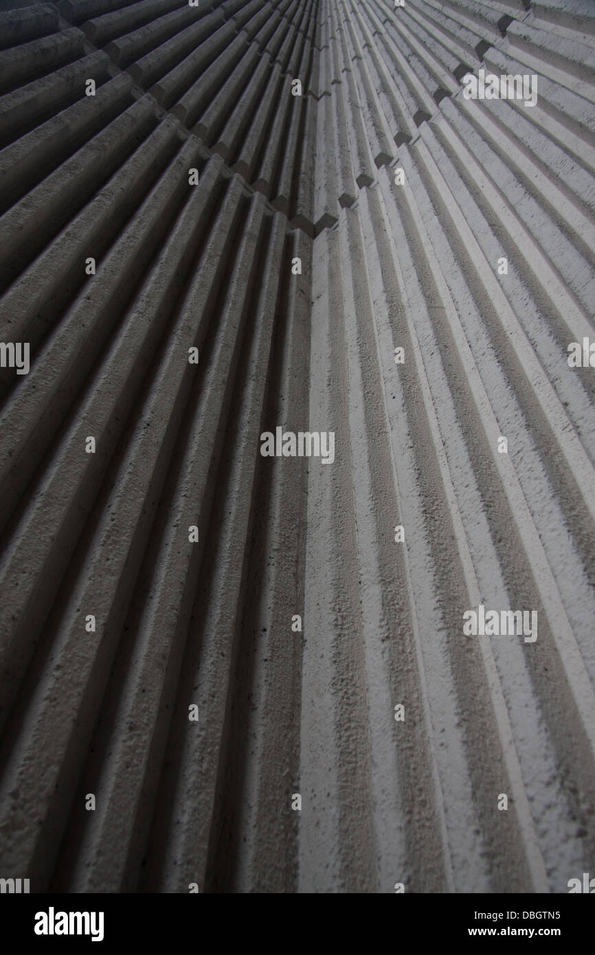 Building relief at a Derelict Building in South West London Stock Photo ...