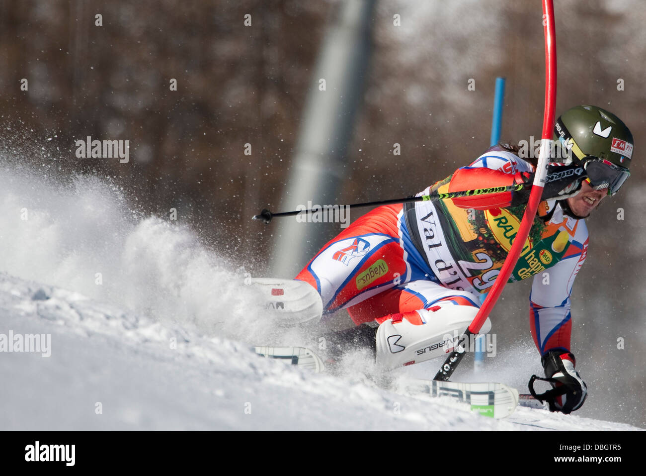 Winter Sport Alpine Ski Racing Val D'Isere France Stock Photo - Alamy