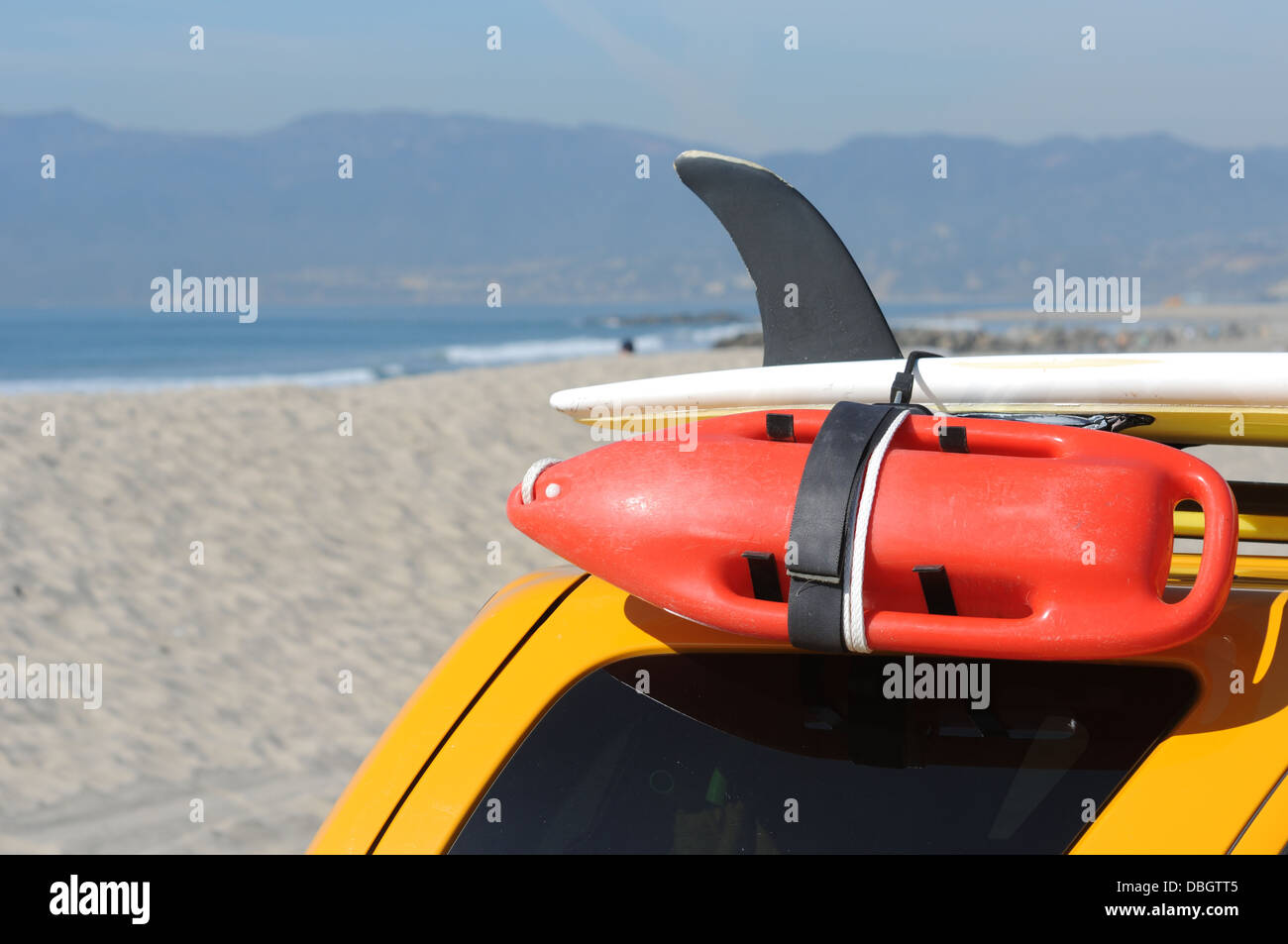 Lifeguard van on Venice beach Stock Photo - Alamy