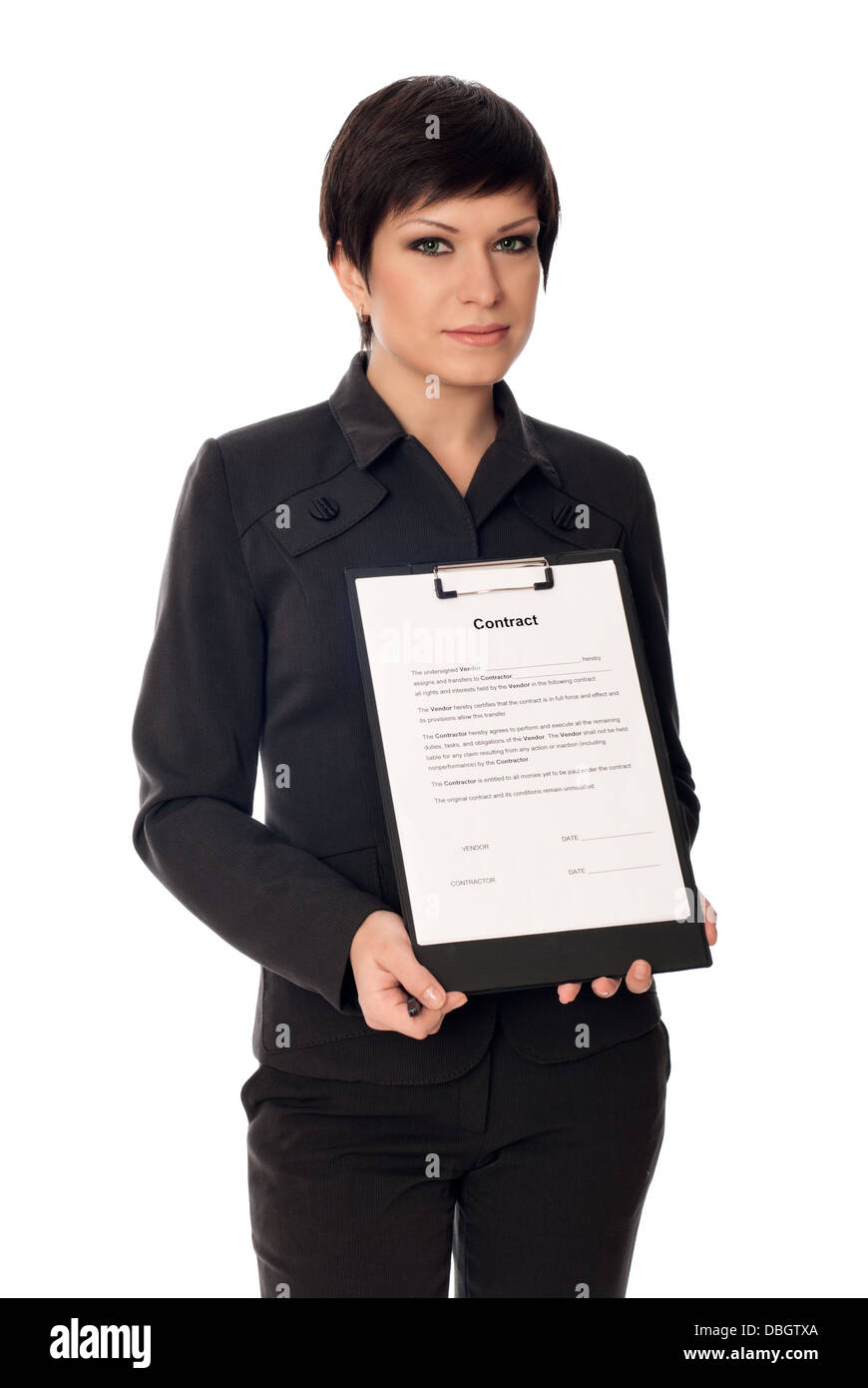 Features of contract Stock Photo - Alamy