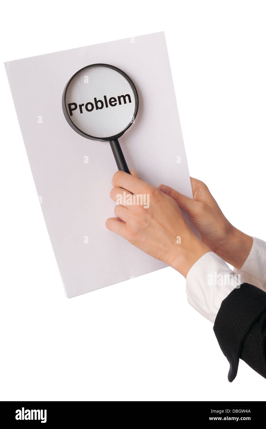 Office problem Cut Out Stock Images & Pictures - Alamy
