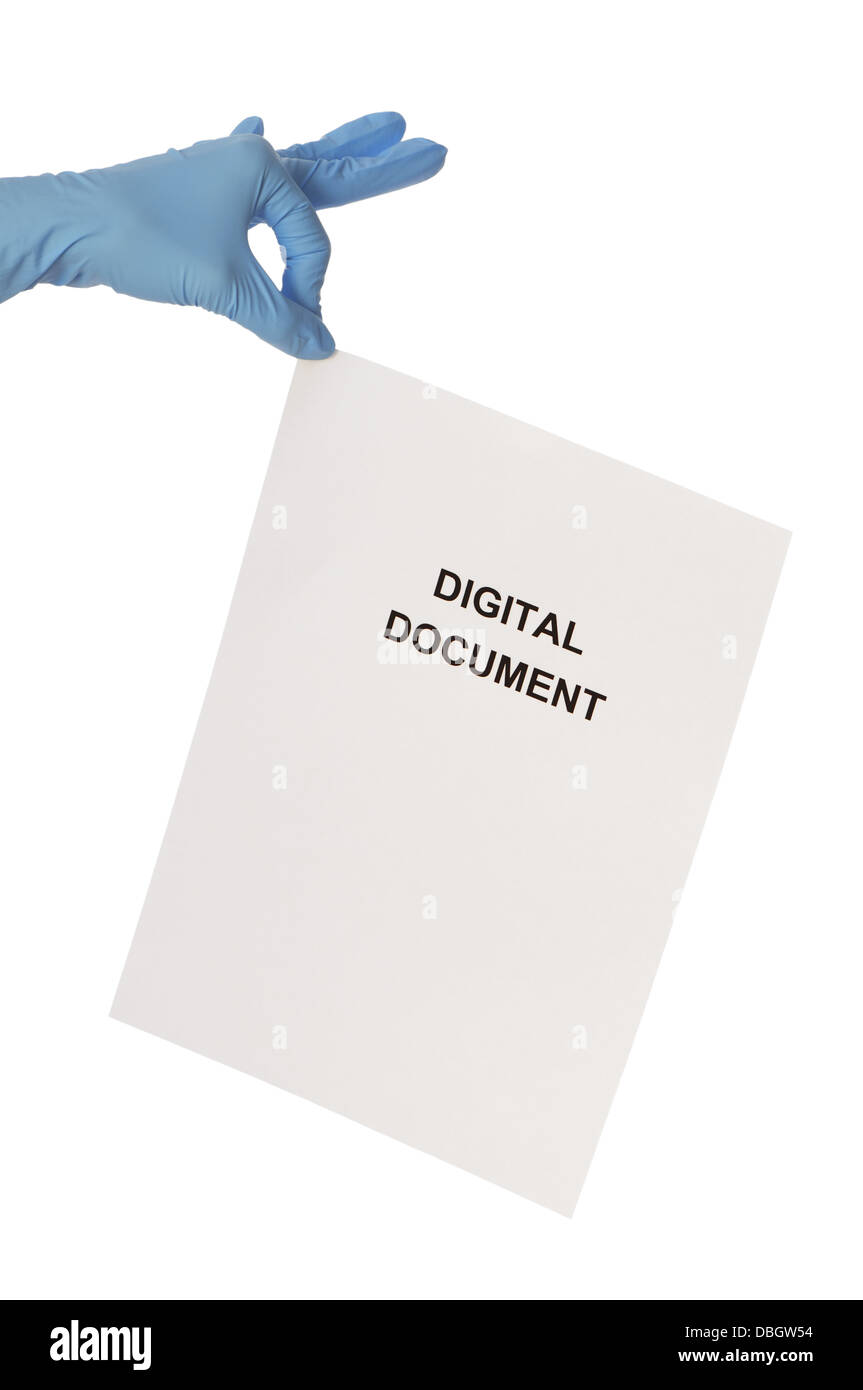 Digital document hi-res stock photography and images - Alamy