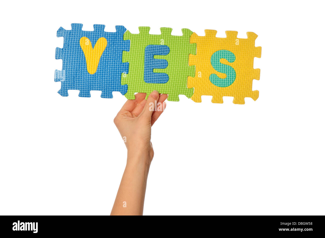 Yes group Cut Out Stock Images & Pictures - Alamy