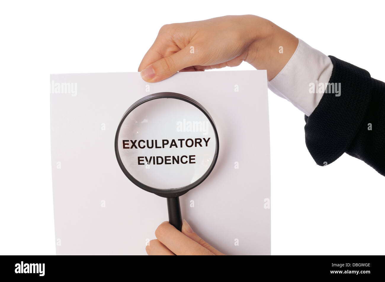 Exculpatory evidence hi-res stock photography and images - Alamy