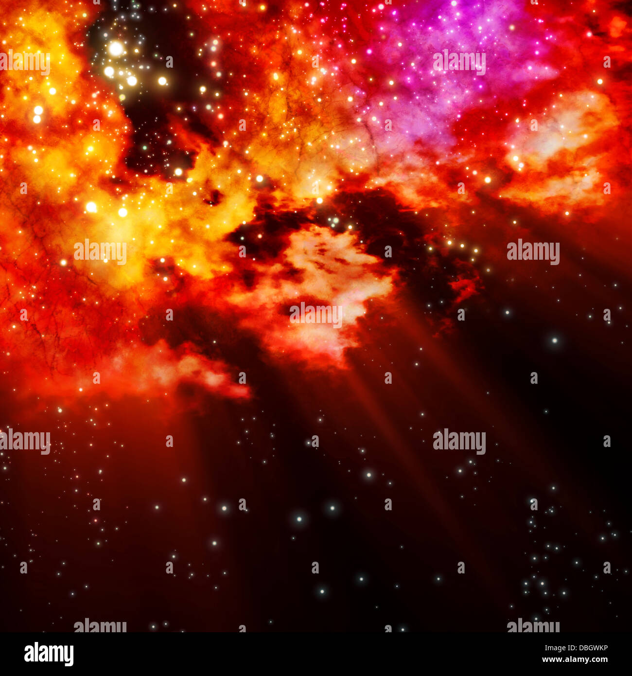 birth of a new nebula Stock Photo - Alamy