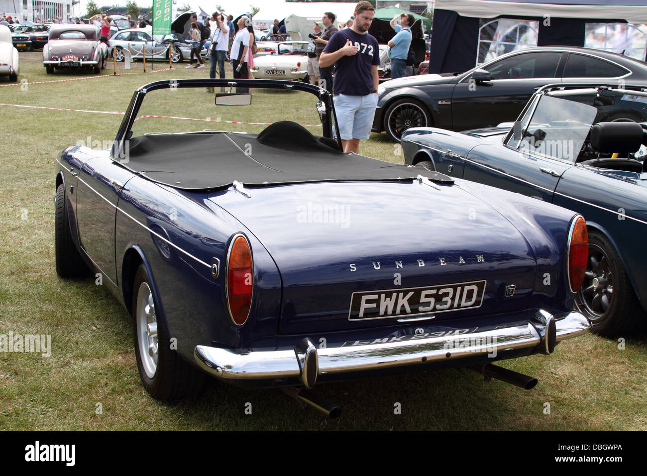 Classic Sunbeam Tiger sports car Stock Photo - Alamy