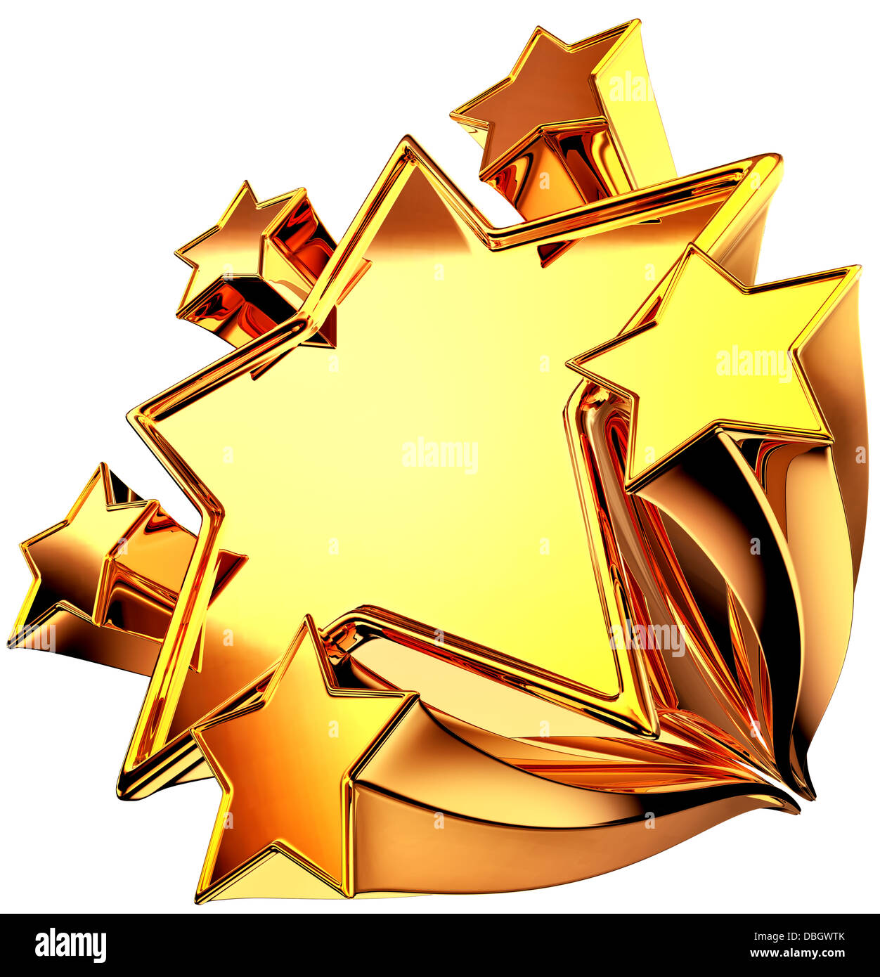 Six Golden Stars High Resolution Stock Photography and Images - Alamy