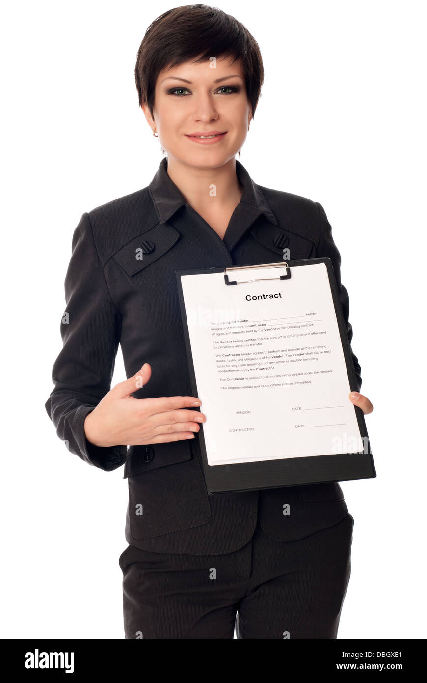 Features of contract Stock Photo - Alamy