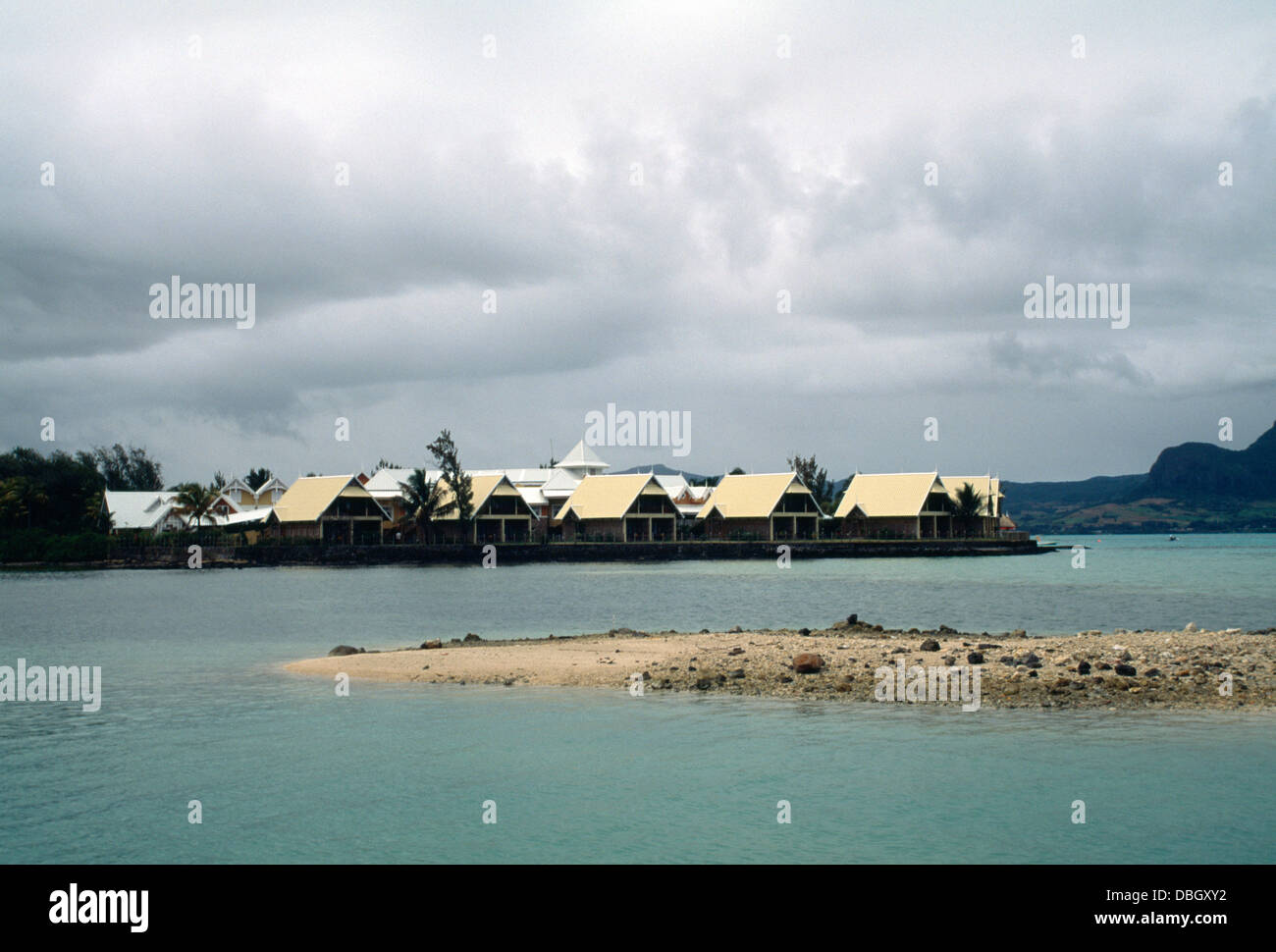 Pointe D'Esny Mauritius Houses Stock Photo - Alamy