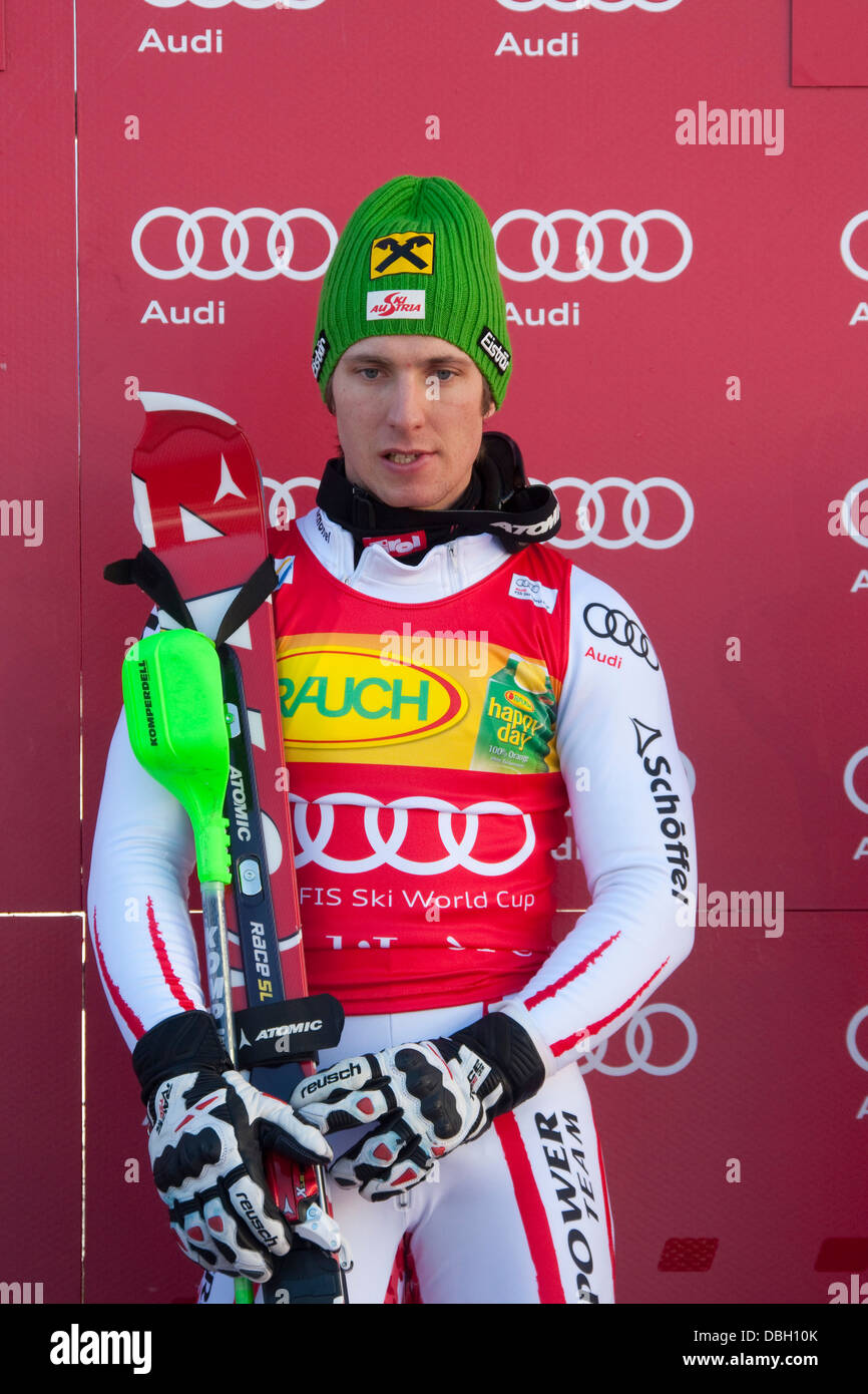 Winter Sport Alpine Ski Racing Val D'Isere France Stock Photo - Alamy