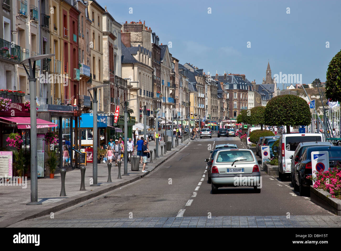 Cafes and Restaurants, Dieppe, Normandy, France Stock Photo - Alamy