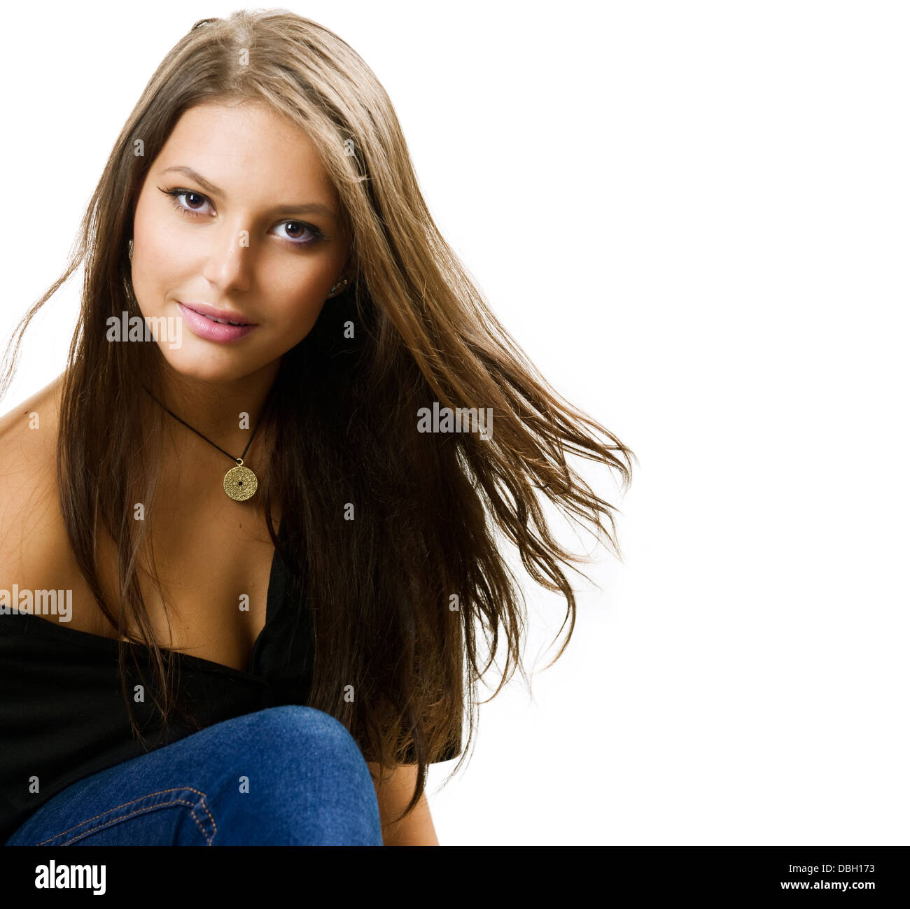 Normal Teenage Girl Brown Hair