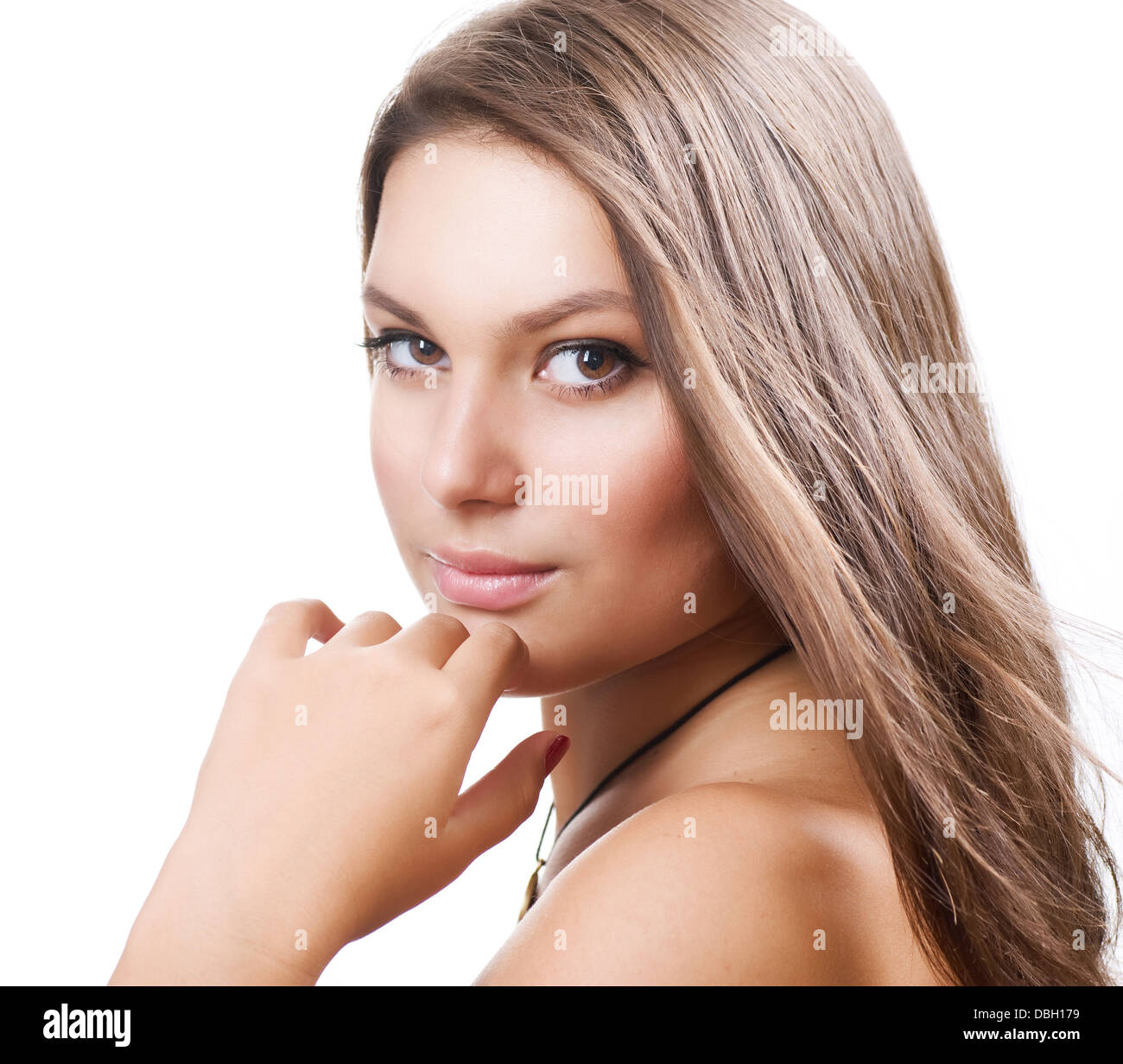 Beautiful Healthy Girl Stock Photo - Alamy