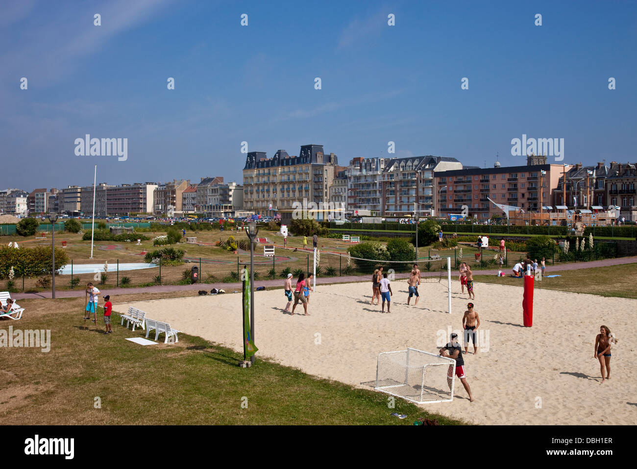 Sports Area, Dieppe, Normandy, France Stock Photo - Alamy