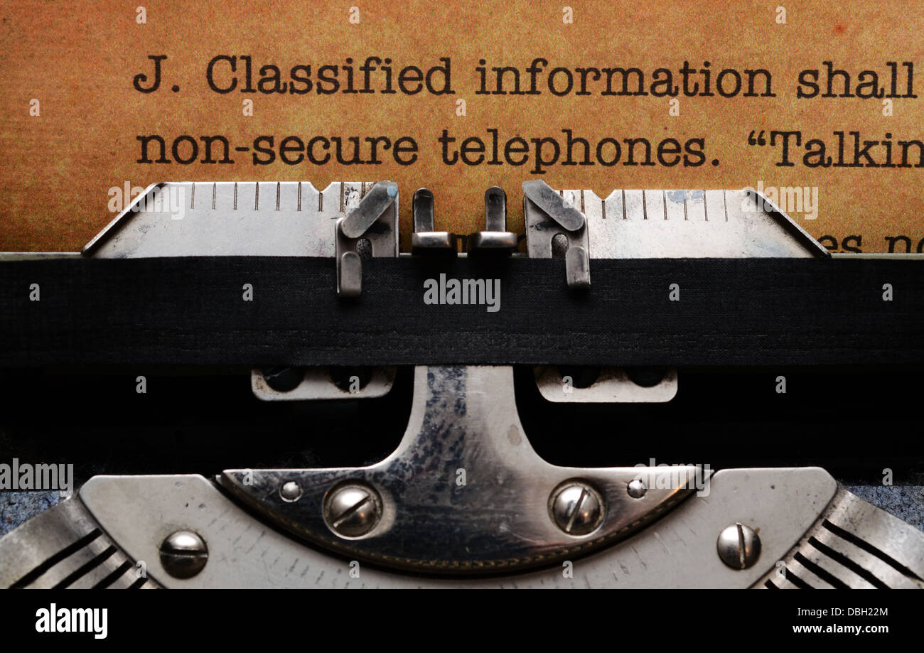 Vintage composition, top secret concept Stock Photo - Alamy