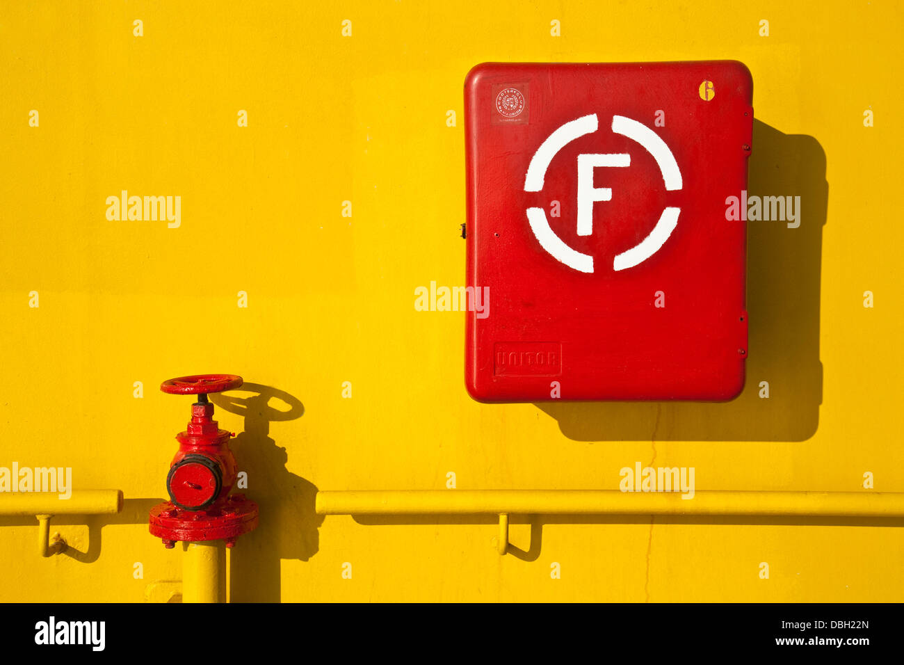 Fire Hydrant Valve and Hose, Cross Channel Ferry, Dieppe to Newhaven ...