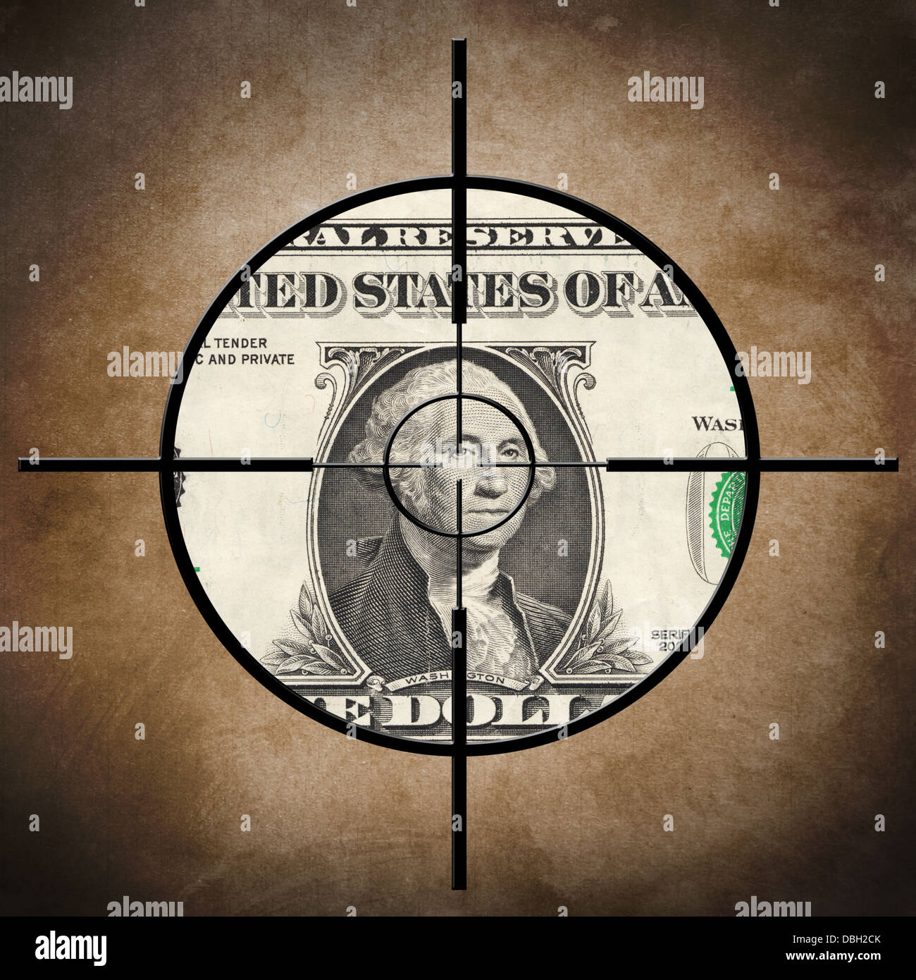 Global finance target Stock Photo - Alamy