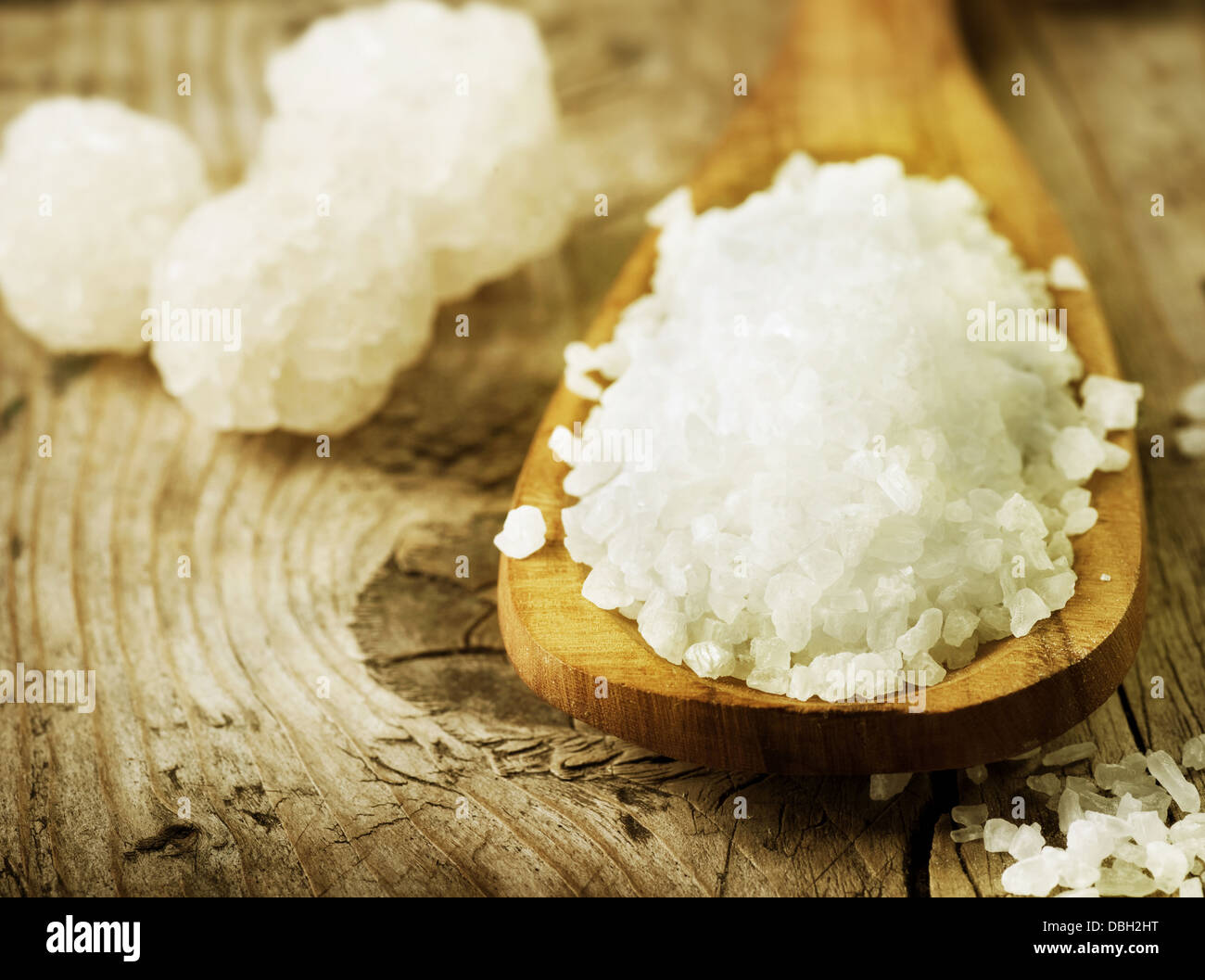 Salt table crystals close up hi-res stock photography and images - Alamy