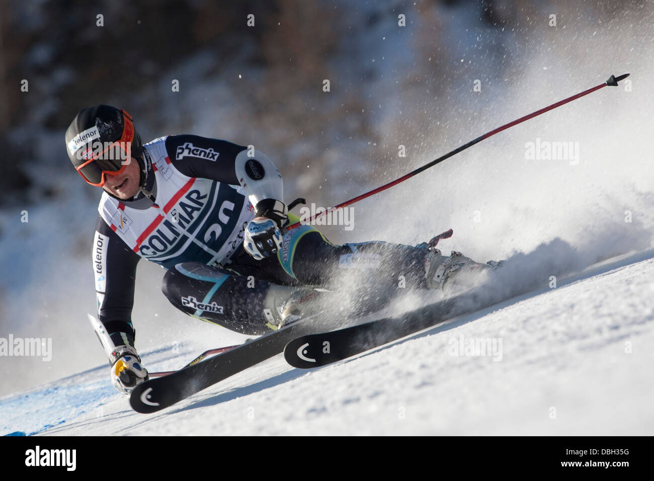 Winter Sport Alpine Ski Racing Val D'Isere France Stock Photo - Alamy