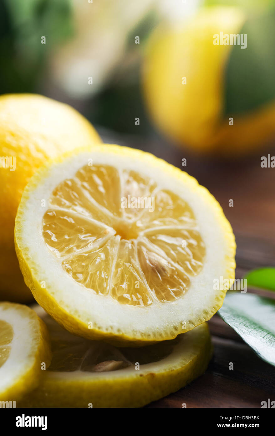 Beautiful Fresh Lemon Stock Photo - Alamy