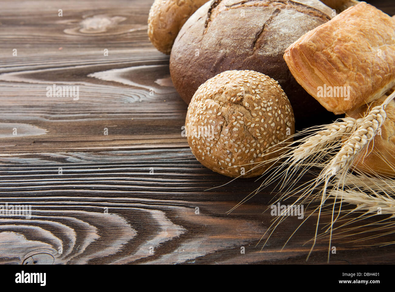 Bakery Bread Border Stock Photo - Alamy