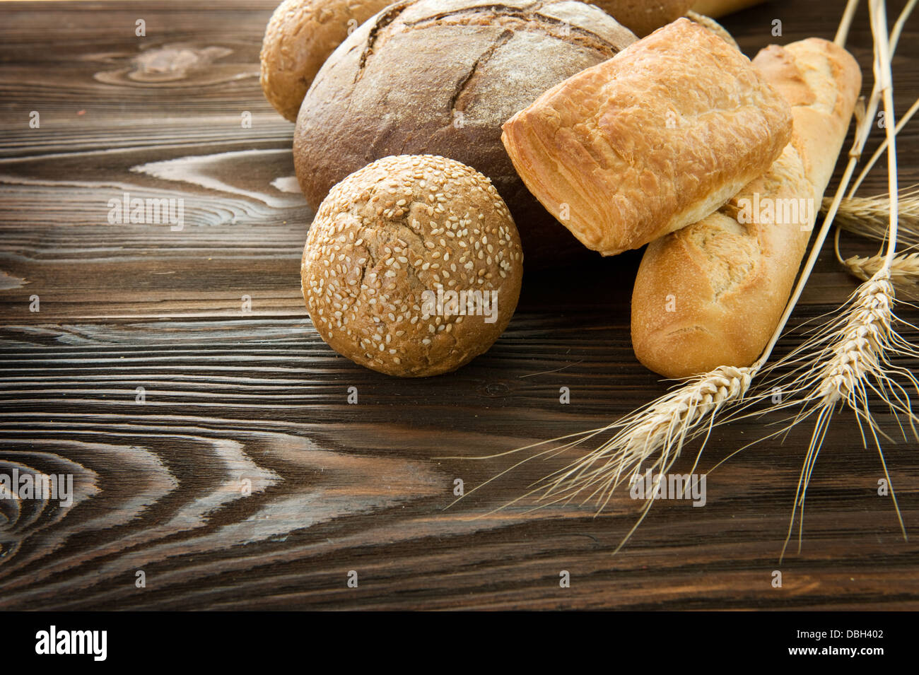 Bakery Bread Border Stock Photo - Alamy