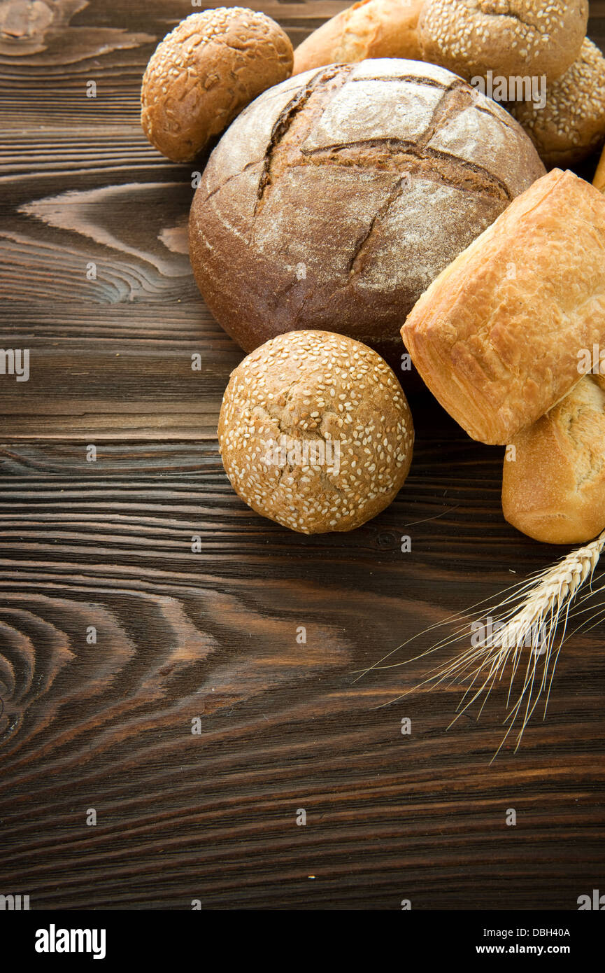 Bakery Bread Border Stock Photo - Alamy