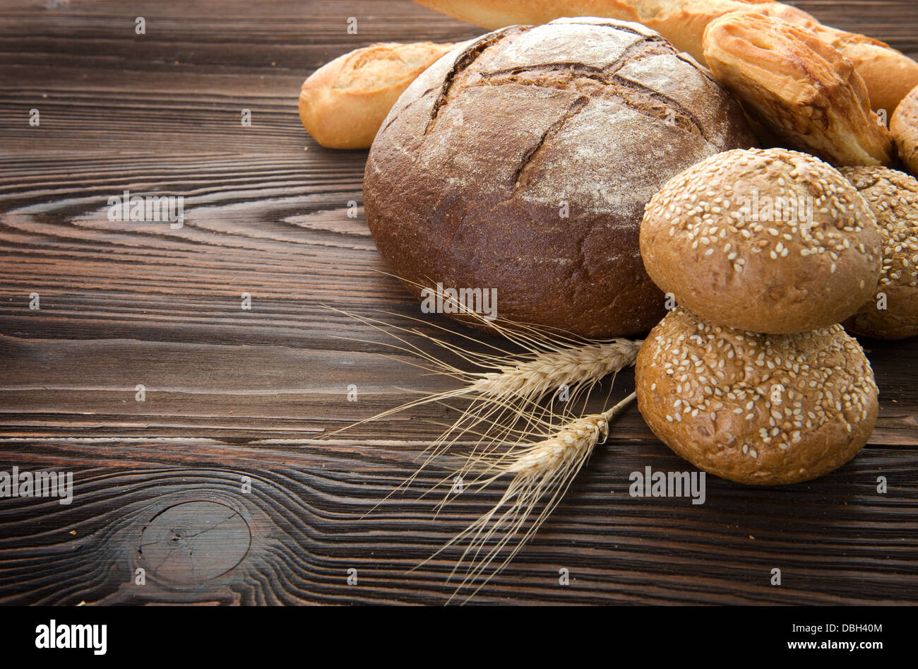 Baked Bread Border Stock Photo - Alamy