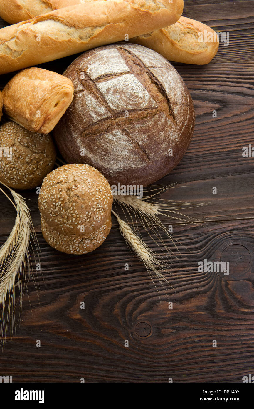 Beautiful Bakery Bread Border Stock Photo - Alamy