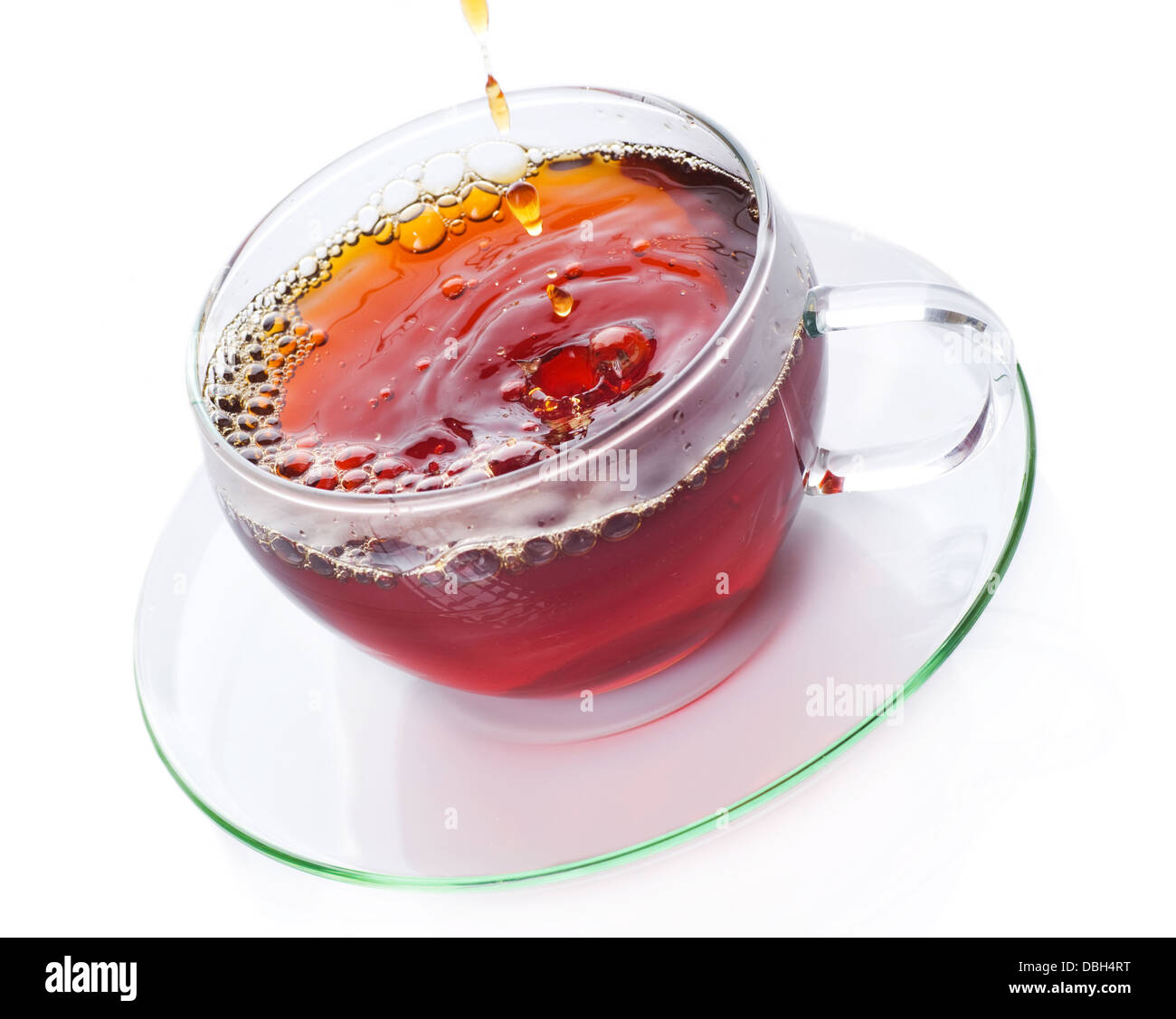 Tea splash white background hi-res stock photography and images - Alamy