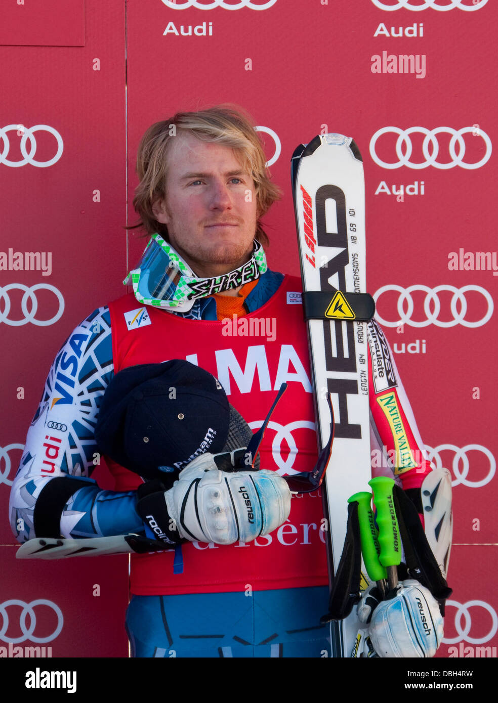 Winter Sport Alpine Ski Racing Val D'Isere France Stock Photo - Alamy