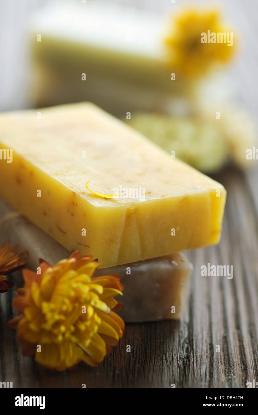 Natural Handmade Soap Stock Photo - Alamy